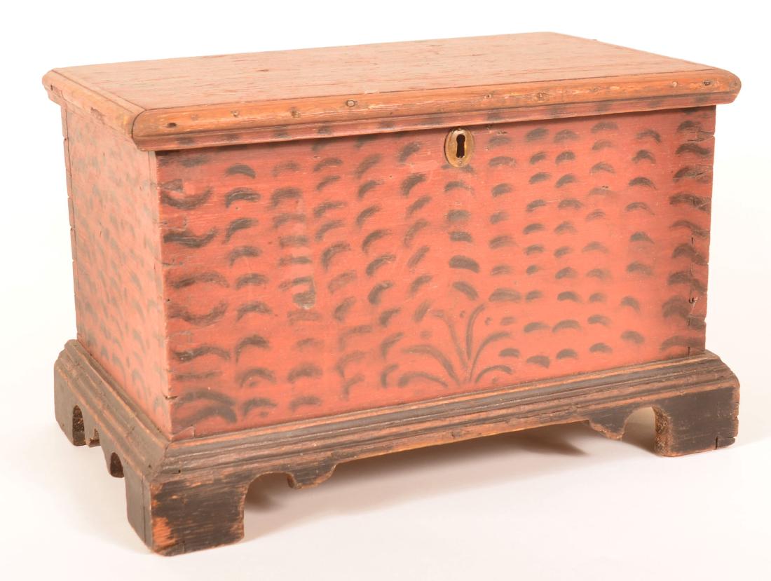 Lancaster County, PA Decorated Miniature Dower Chest. - Oct 28, 2017 ...