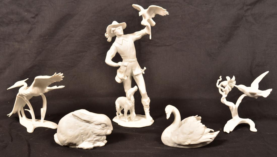Five Various Kaiser Porcelain Figurines.