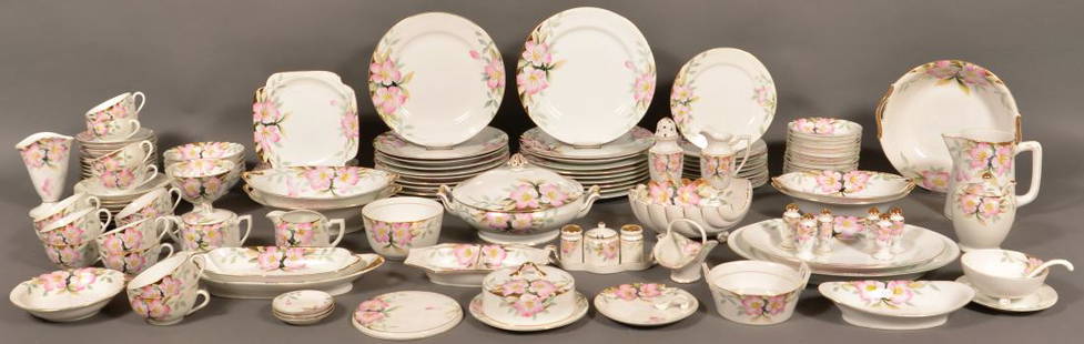 125 Pieces Of Noritake Azalea Pattern China.