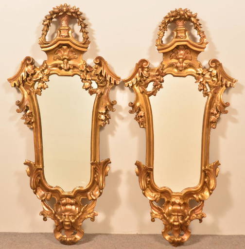 Pair Of Antique French Regency Style Gilt Frame