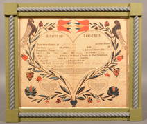 Birth And Baptismal Certificate.