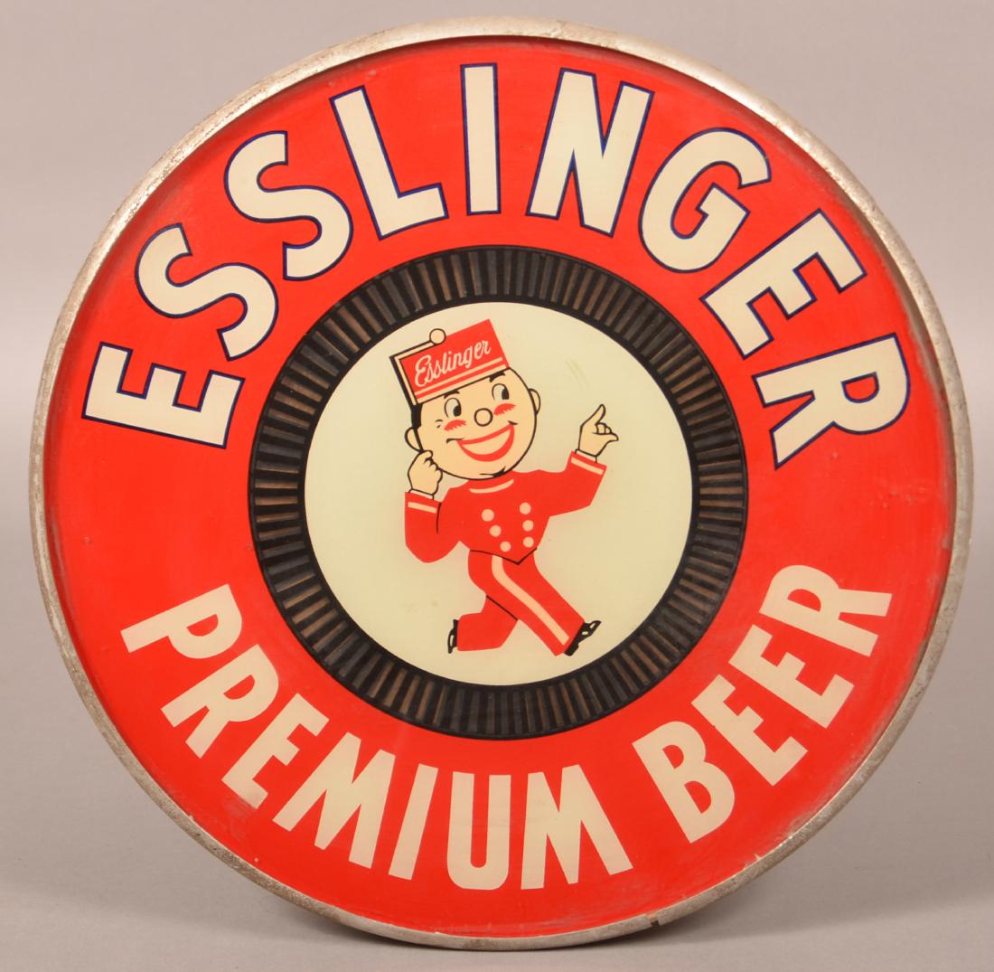 Esslinger Premium Beer Light Up Advertising Sign.