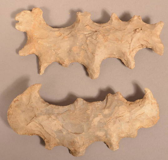 2 Mayan Culture Style Eccentric Flint Objects,