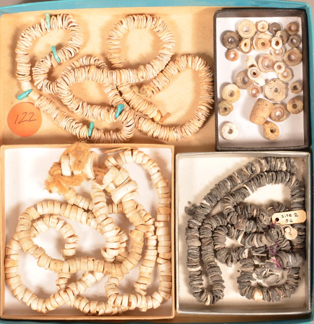Collection of Ancient Shell Beads, 3 Strands and