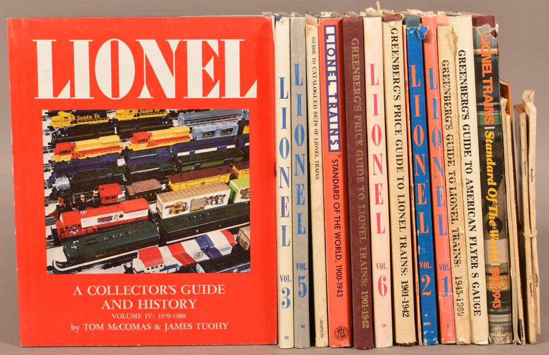 18 books on Lionel trains.