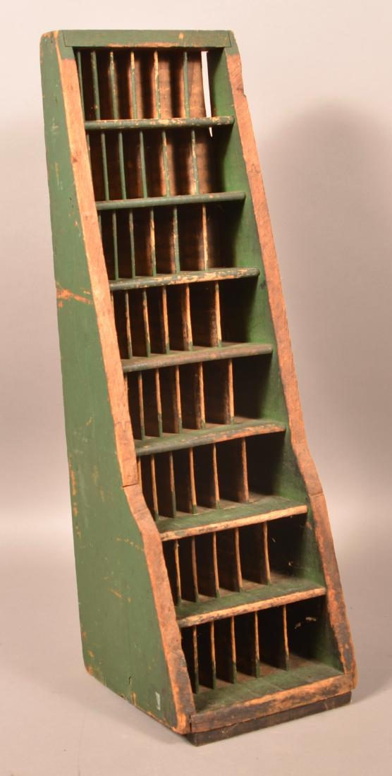 Green Painted Softwood Pigeon Hole File. - Apr 13, 2019 | Conestoga ...