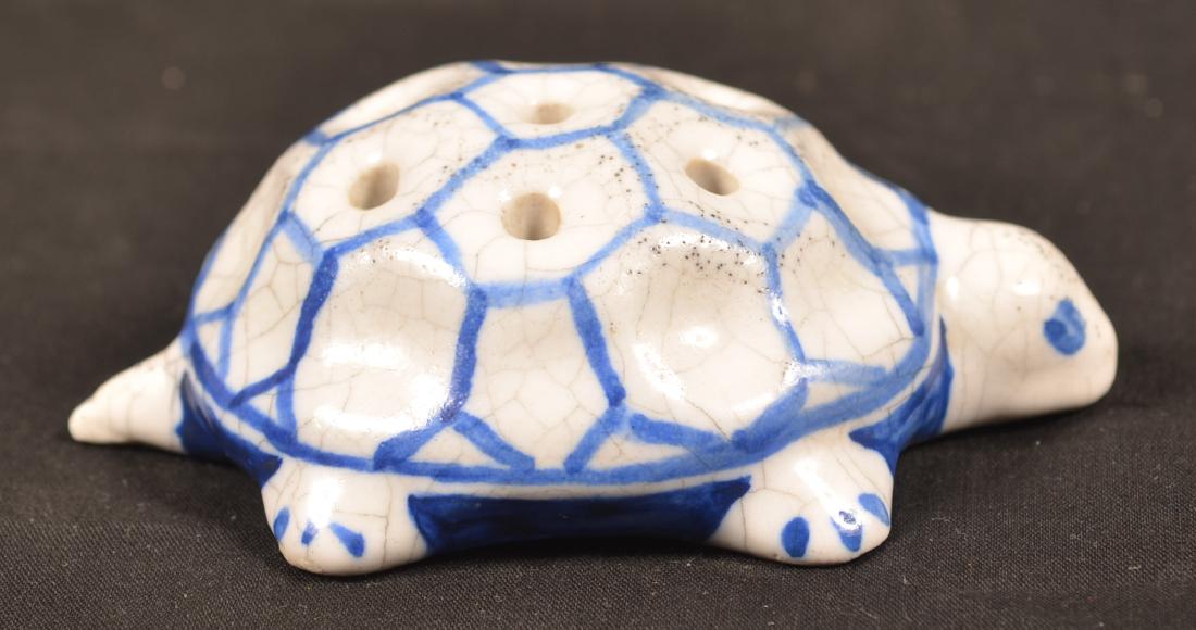 Dedham Pottery Turtle Form Flower Holder. - Apr 13, 2019 | Conestoga ...