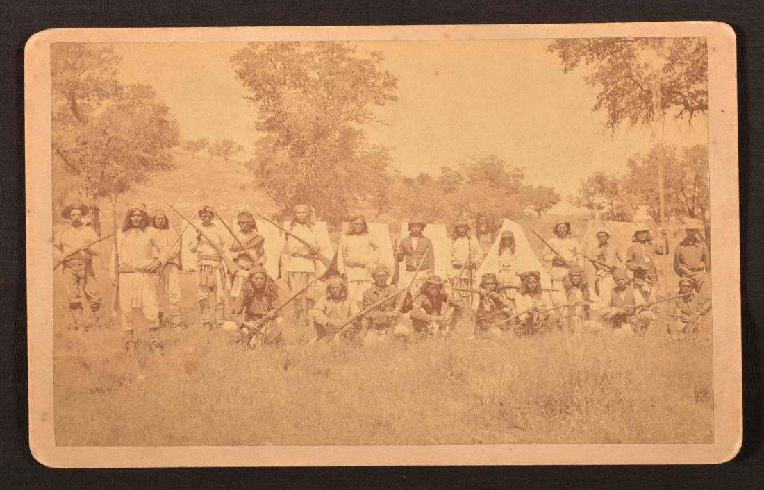 Rare C.S. Fly Photo of Apache Scouts in Arizona.