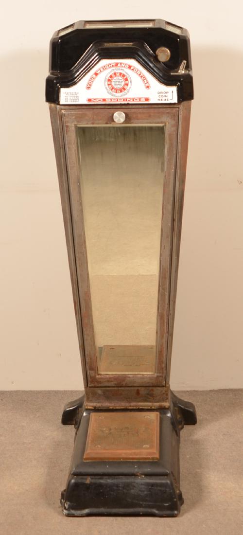 Watling Scale Co. Standing Penny Fortune Scale.