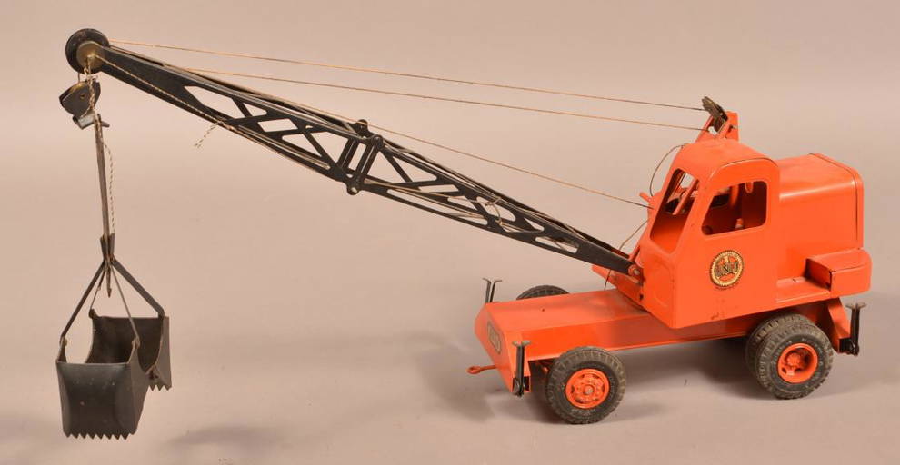 Model Toys "unit" Pressed Steel Crane No. 2007.
