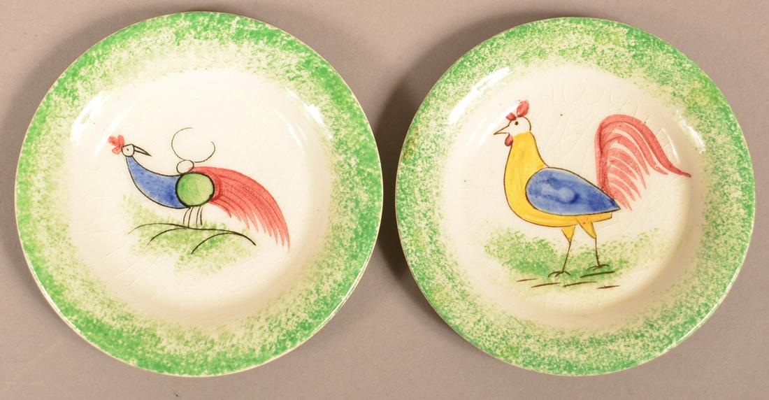 2 Spatterware Cup Plates Attributed to Boleslaw Cybis. - Aug 24, 2019 ...