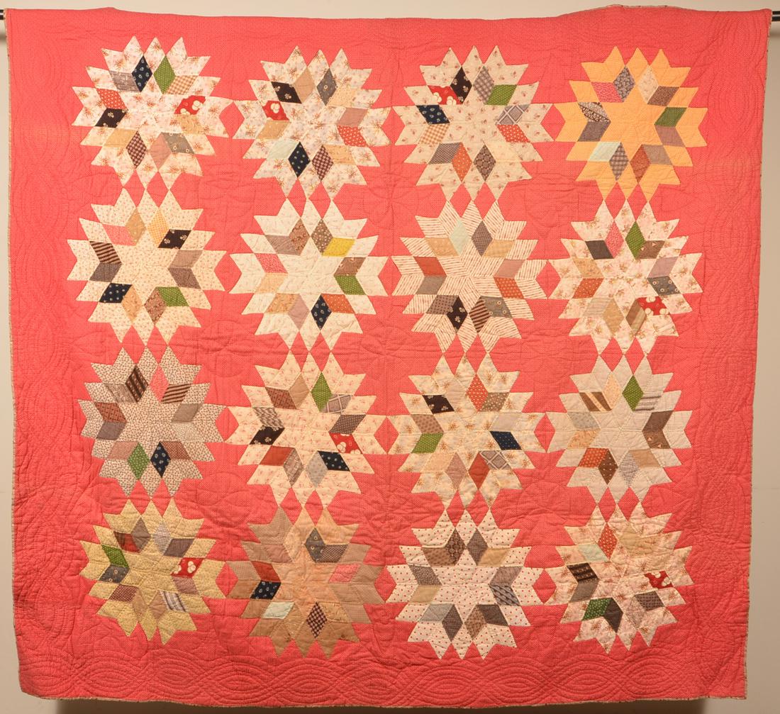 Antique Carpenter's Star Pattern Patchwork Quilt. - Aug 24, 2019 ...
