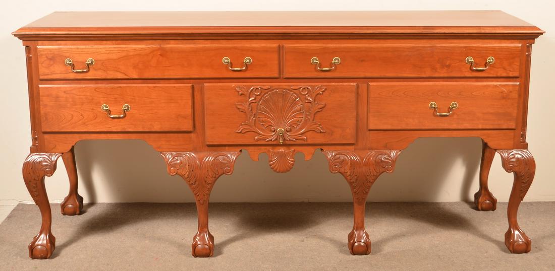 Sam Laity II, 1996 Cherry Chippendale Style Sideboard. - Aug 24, 2019 ...