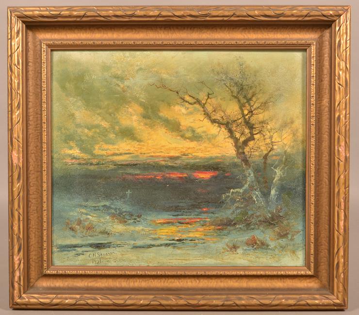 Christopher H. Shearer Oil on Canvas Landscape Painting - Nov 23, 2019 ...