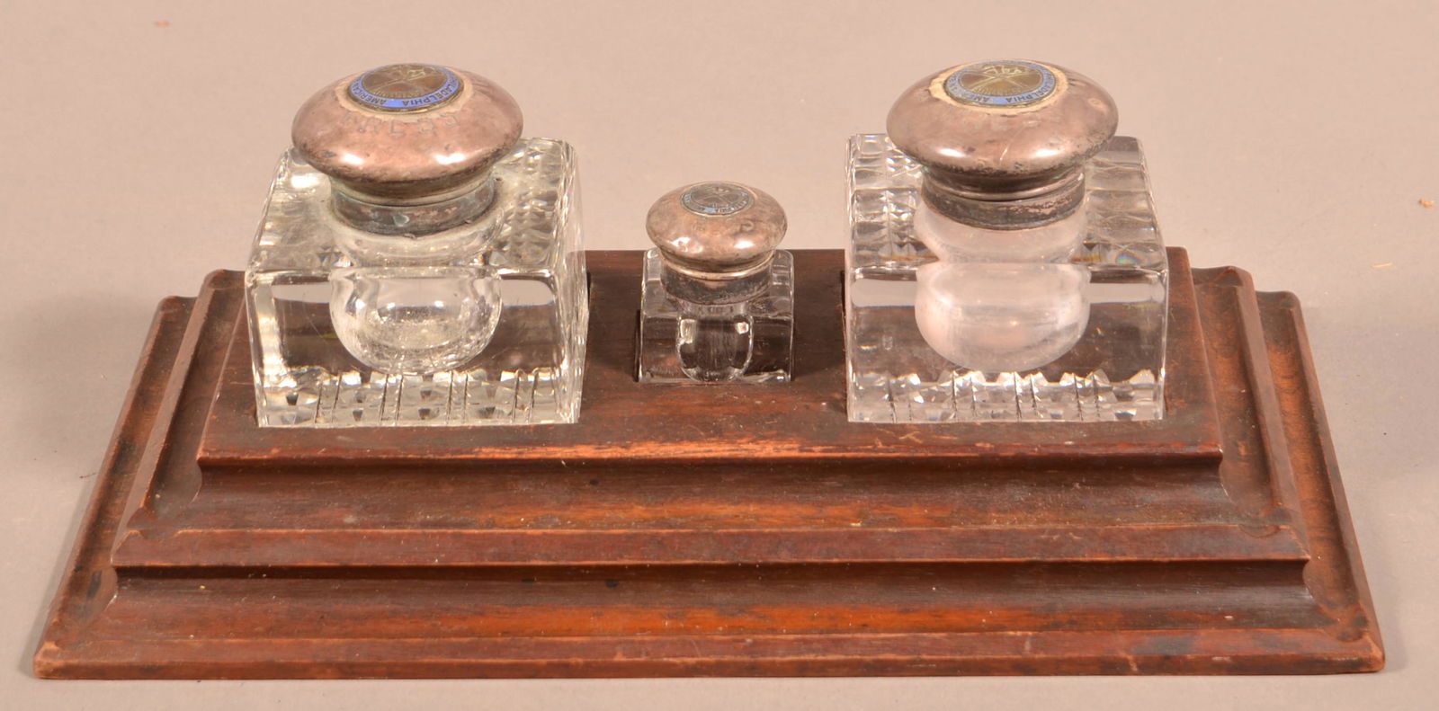 Vintage Inkwell Set and Stand. - Feb 01, 2020 | Conestoga Auction ...