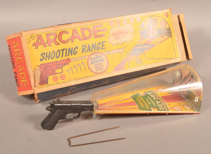 Marx Arcade Shooting Range Game With Original Box.