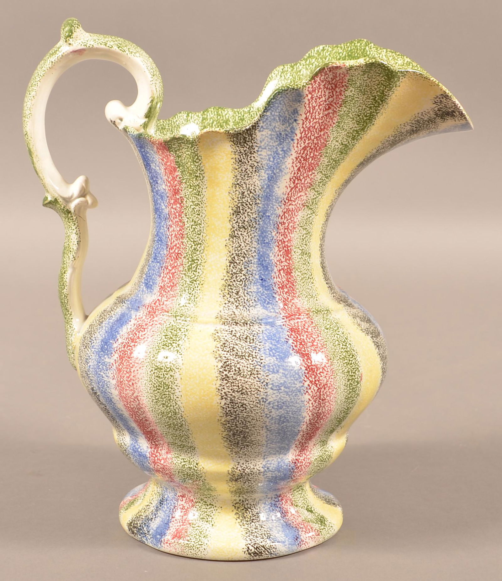 Very Fine 5 Color Rainbow Spatter China Water Pitcher. - Jun 12, 2020 ...