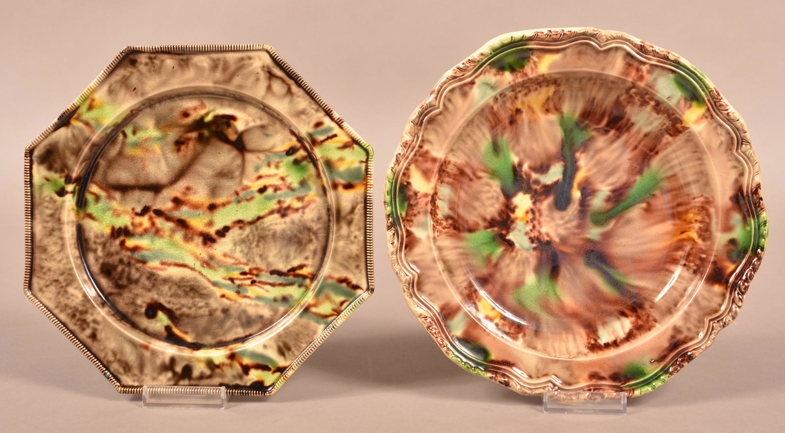 Two Whieldon Tortoiseshell Glazed Pottery Plates. - Oct 31, 2020 ...