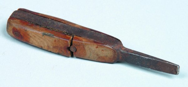 780: Early Flintlock Rifle Screwdriver, wrought iron bl