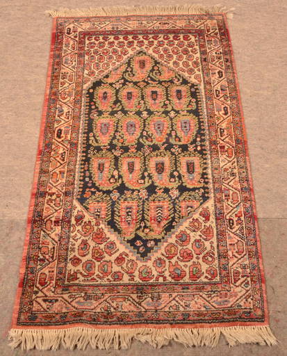 Vintage Bokhara Pattern Area Rug