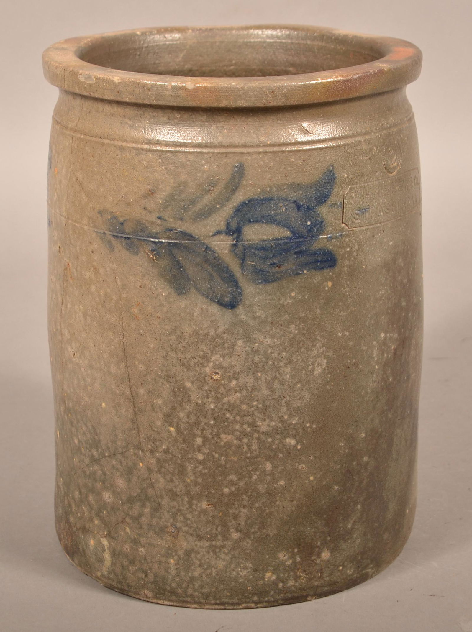 Stoneware jar, slightly ovoid with footed base, - Sep 14, 2019 | Hyde ...