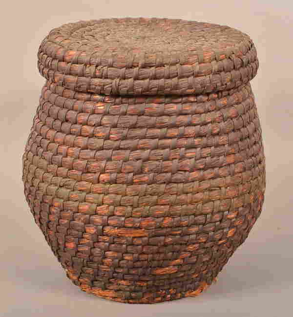PA 19th Century Rye Straw Coil Covered Basket. - Sep 18, 2021 ...