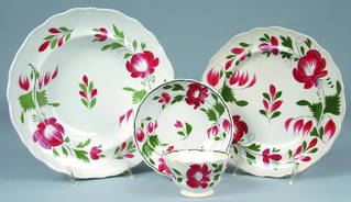 Three Various Pieces of Spatterware China. - Mar 25, 2017 | Conestoga ...