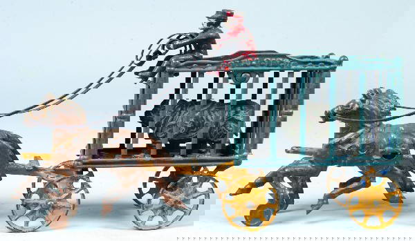 Hubley Royal Circus Cage Wagon (with Rhinoceros) P