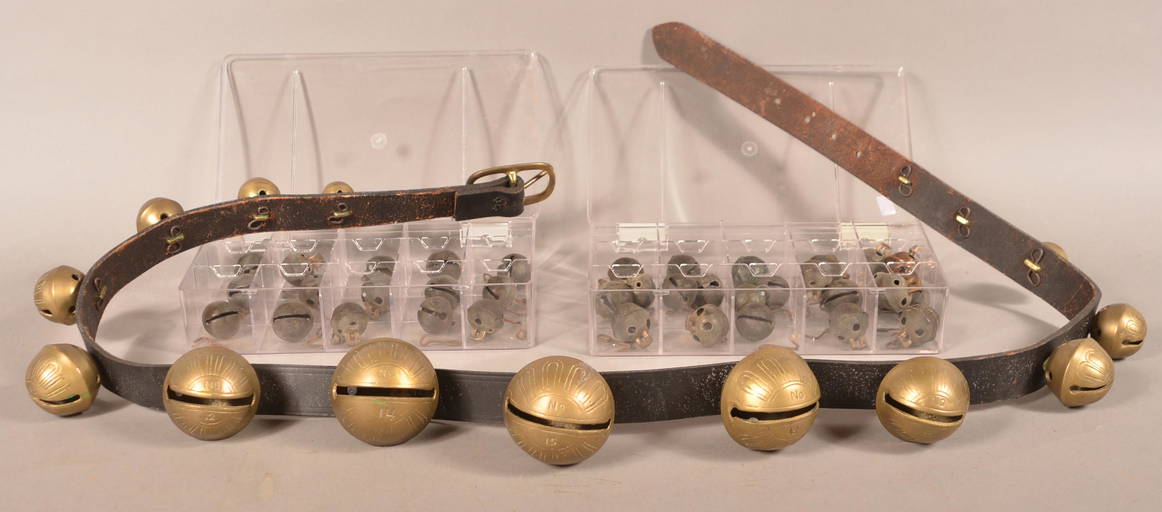 String of Antique Brass Sleigh Bells. (#0277) on Jan 08, 2022 ...