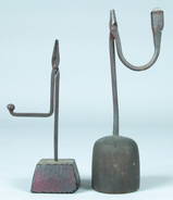 Wrought Iron Rush Lamp with wooden turned base. Scissor - May 31, 2014 ...