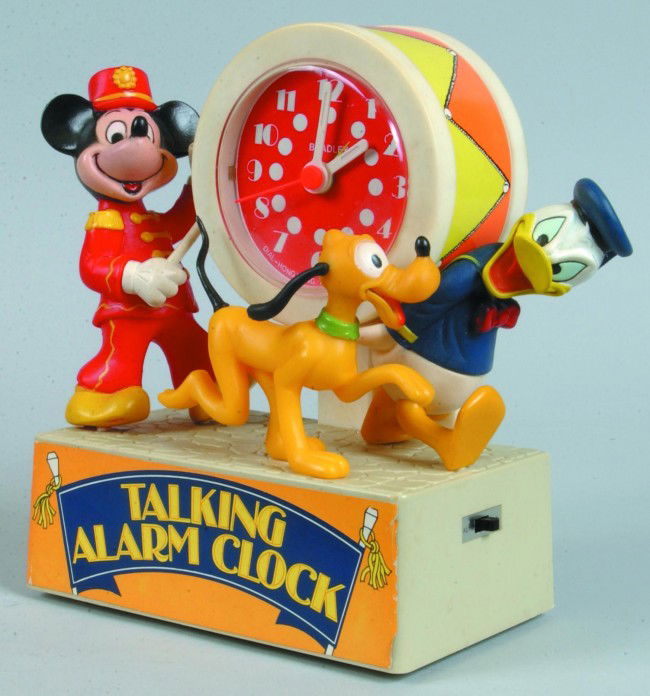 45: Bradley Walt Disney Productions Talking Alarm Clock