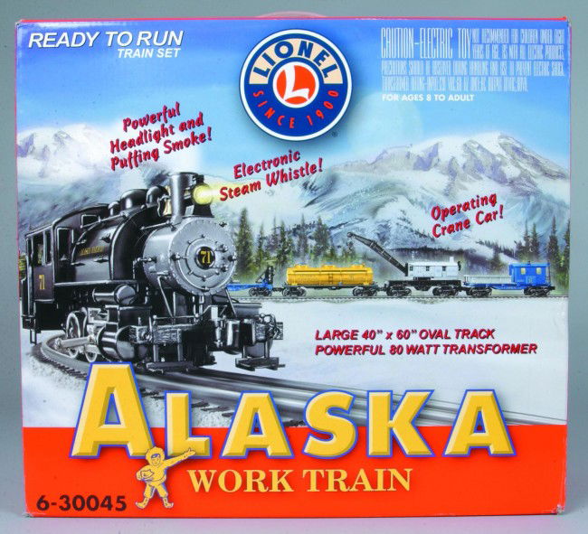 132: Lionel Alaska Work Train Set, circa 2007. Overall