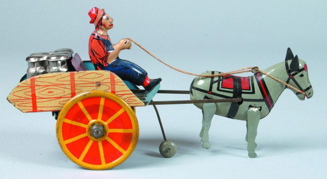 Hee Haw Balky Mule tin wind-up milk cart. Clockwor - Feb 12, 2011 ...