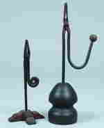 Wrought Iron Rush Lamp with wooden turned base. Scissor - May 31, 2014 ...