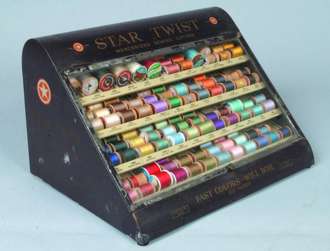 "star Twist" Sewing Thread Counter Display Cabinet