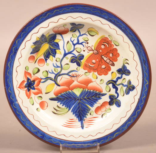 Gaudy Dutch Butterfly Pattern China Plate. (#0152) on Jun 18, 2022 ...