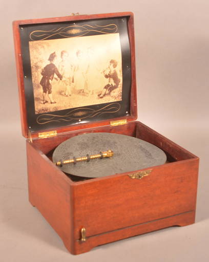 German Polyphon 11" Disc Phonograph.