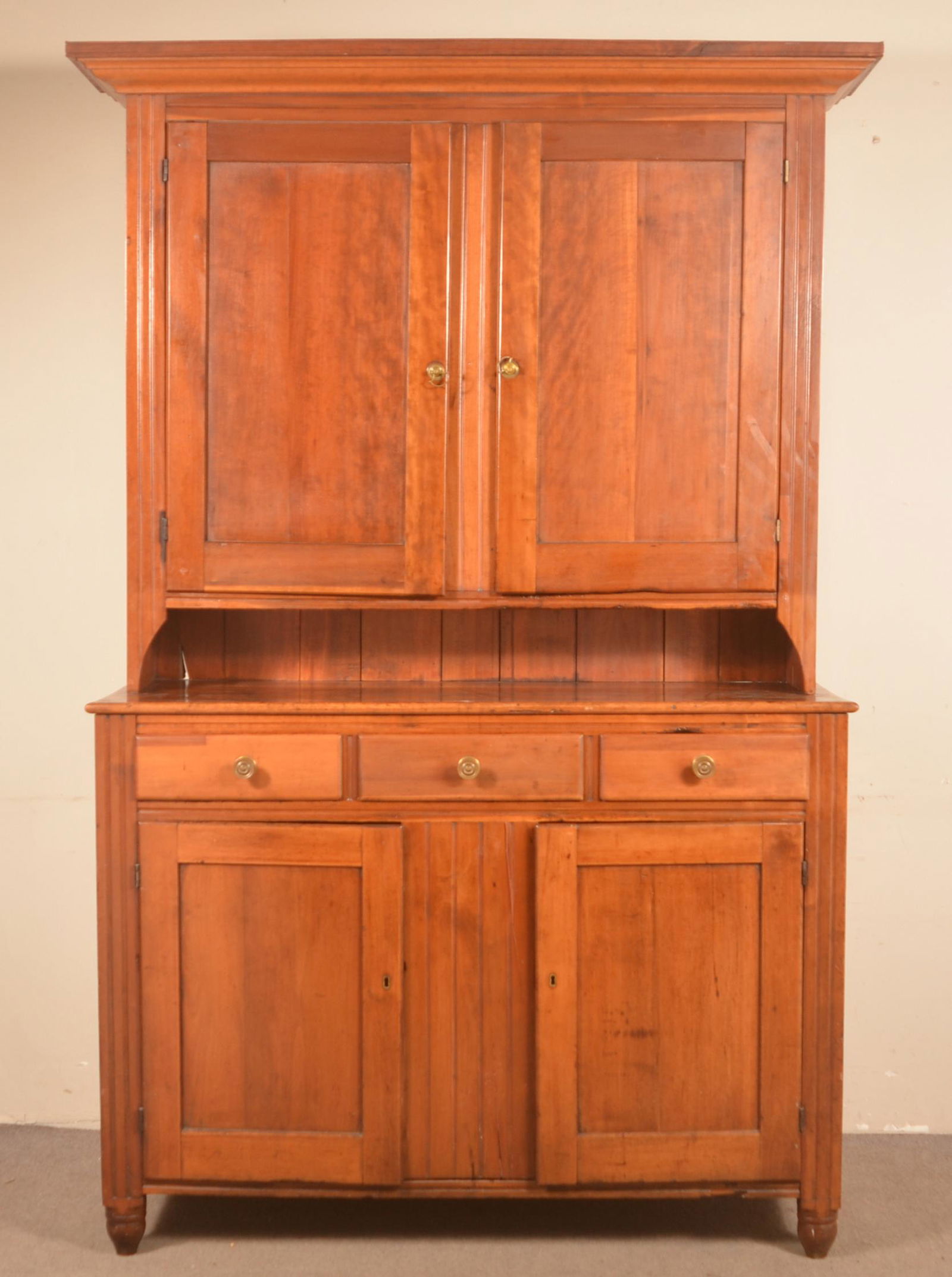 Pennsylvania Federal Cherry 2-Part Dutch Cupboard. - Dec 02, 2022 ...