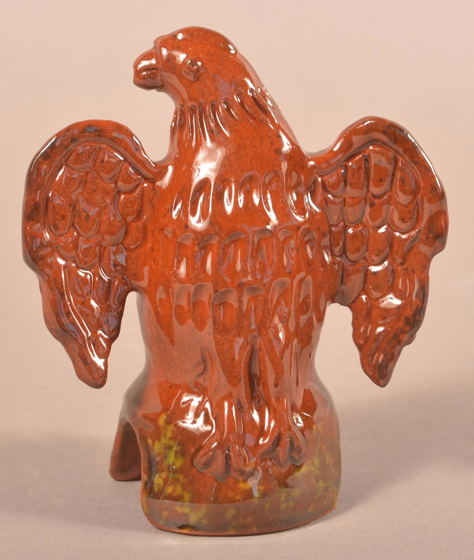 Foltz 2006 Redware Glazed Spread Wing Eagle Pie Whistle - Nov 29, 2022 ...