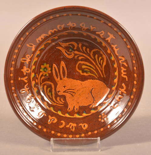 Foltz 2006 Redware ABC Bowl - Nov 29, 2022 | Conestoga Auction Company ...