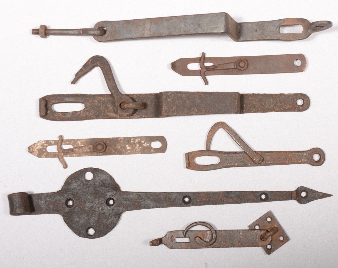 4 pieces of hand wrought Conestoga wagon hardware - Sep 28, 2012 ...