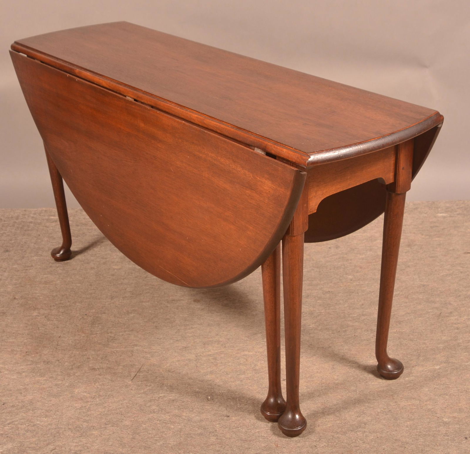 Walnut Queen Anne Drop Leaf Table