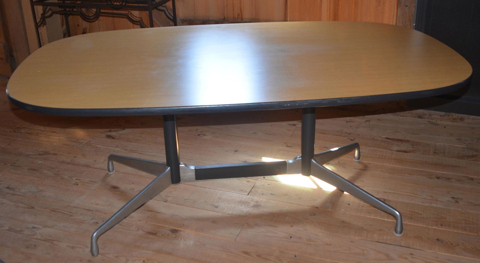 Herman Miller Oval Formica Top Table