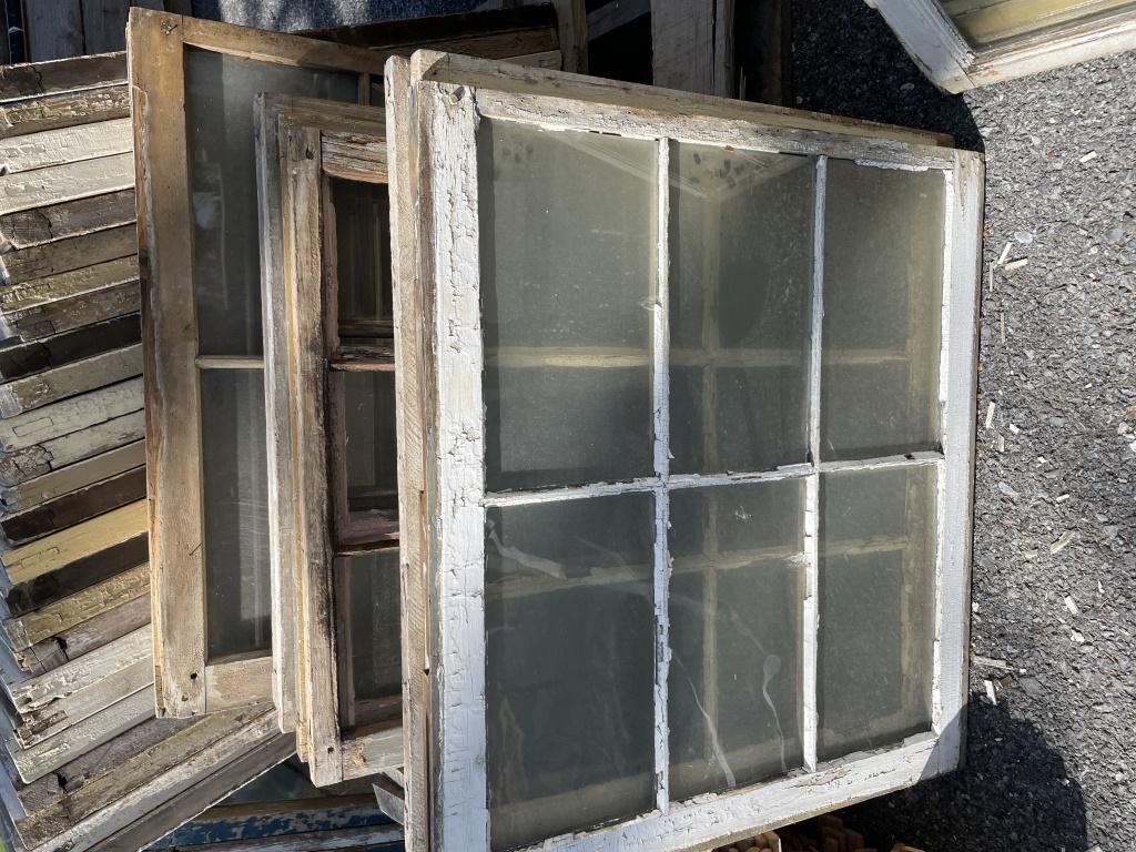 14 Antique Window Sashes