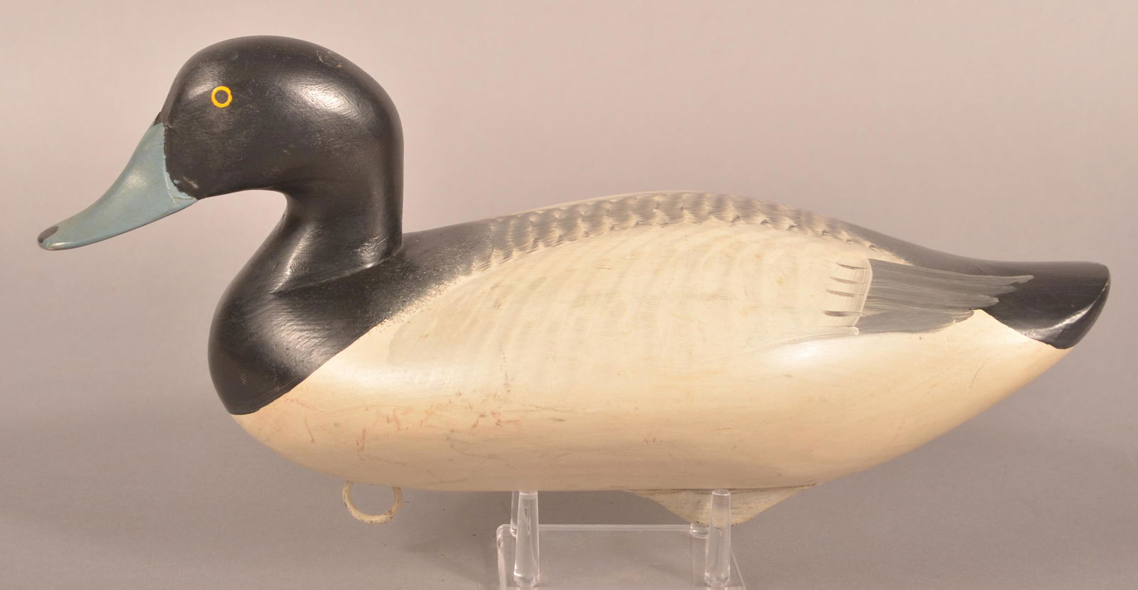 R. Madison Mitchell 1978 Bluebill Drake Decoy. Auction