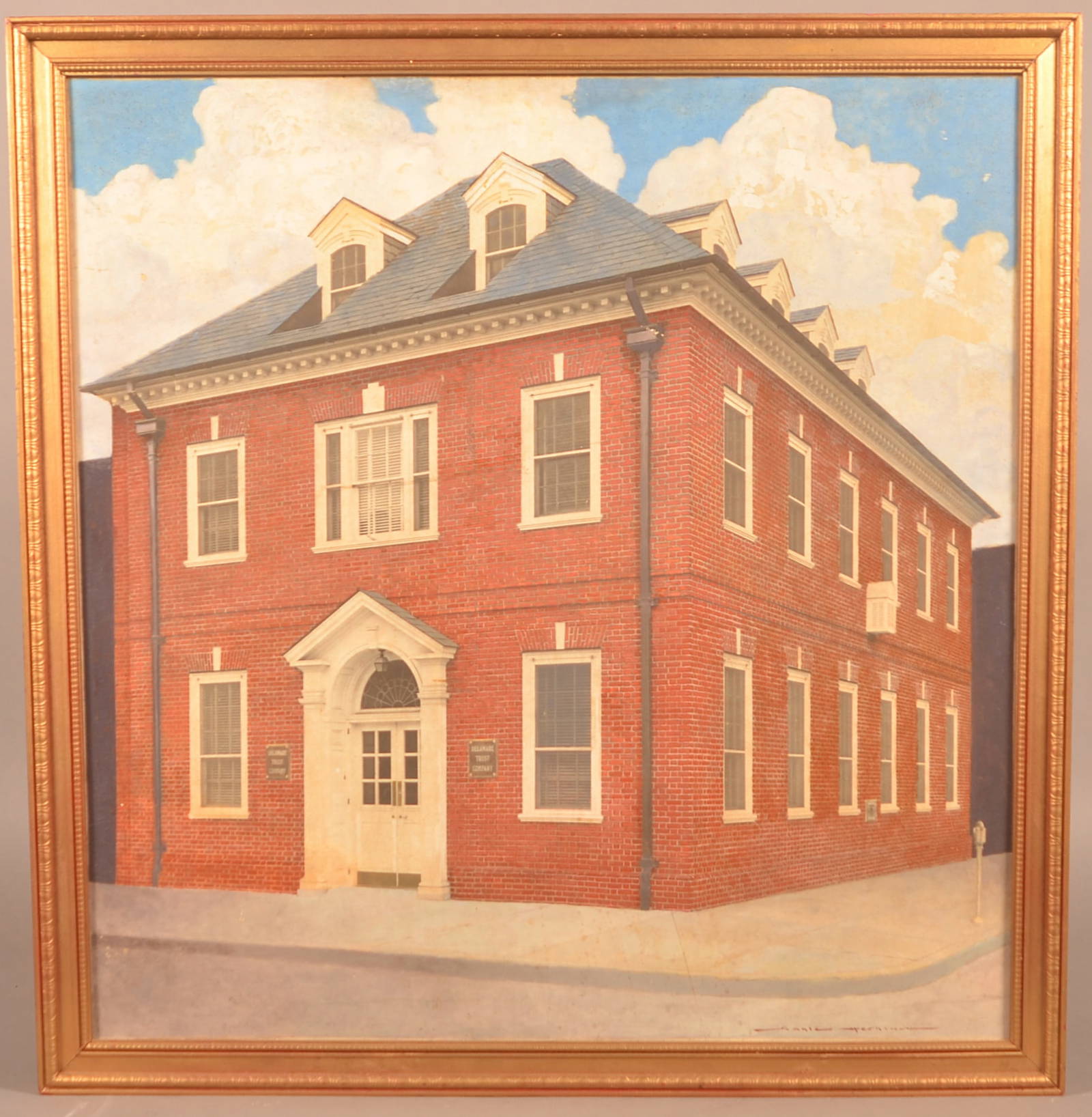 Gayle Porter Hoskins Oil On Artist Board. Auction