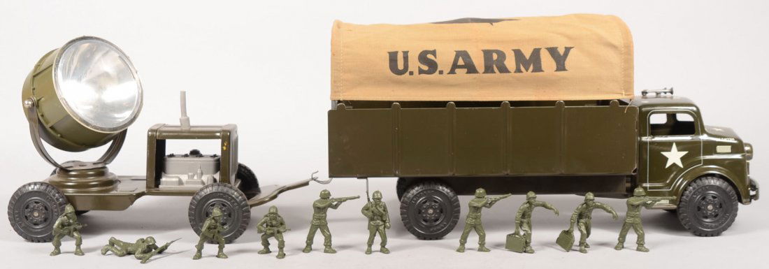 362: MARX Toy Co. US Army Searchlight Truck, NOS. Item