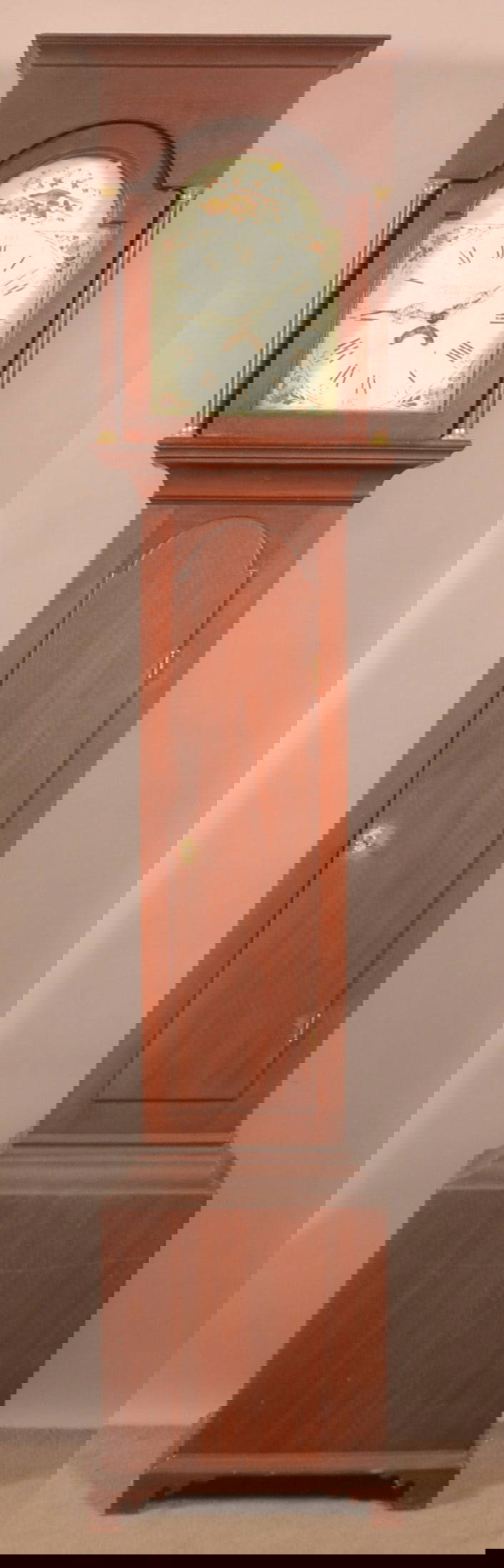 Henry Weigel, Buttstown, Pa Chippendale Tall Case Clock. Auction