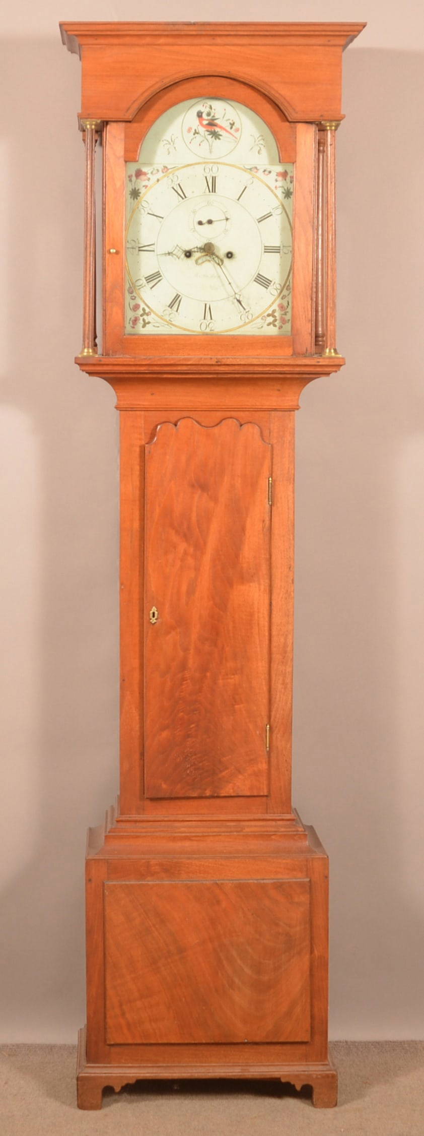 Jonathan Jessup, York, Pa Walnut Tall Case Clock. Auction