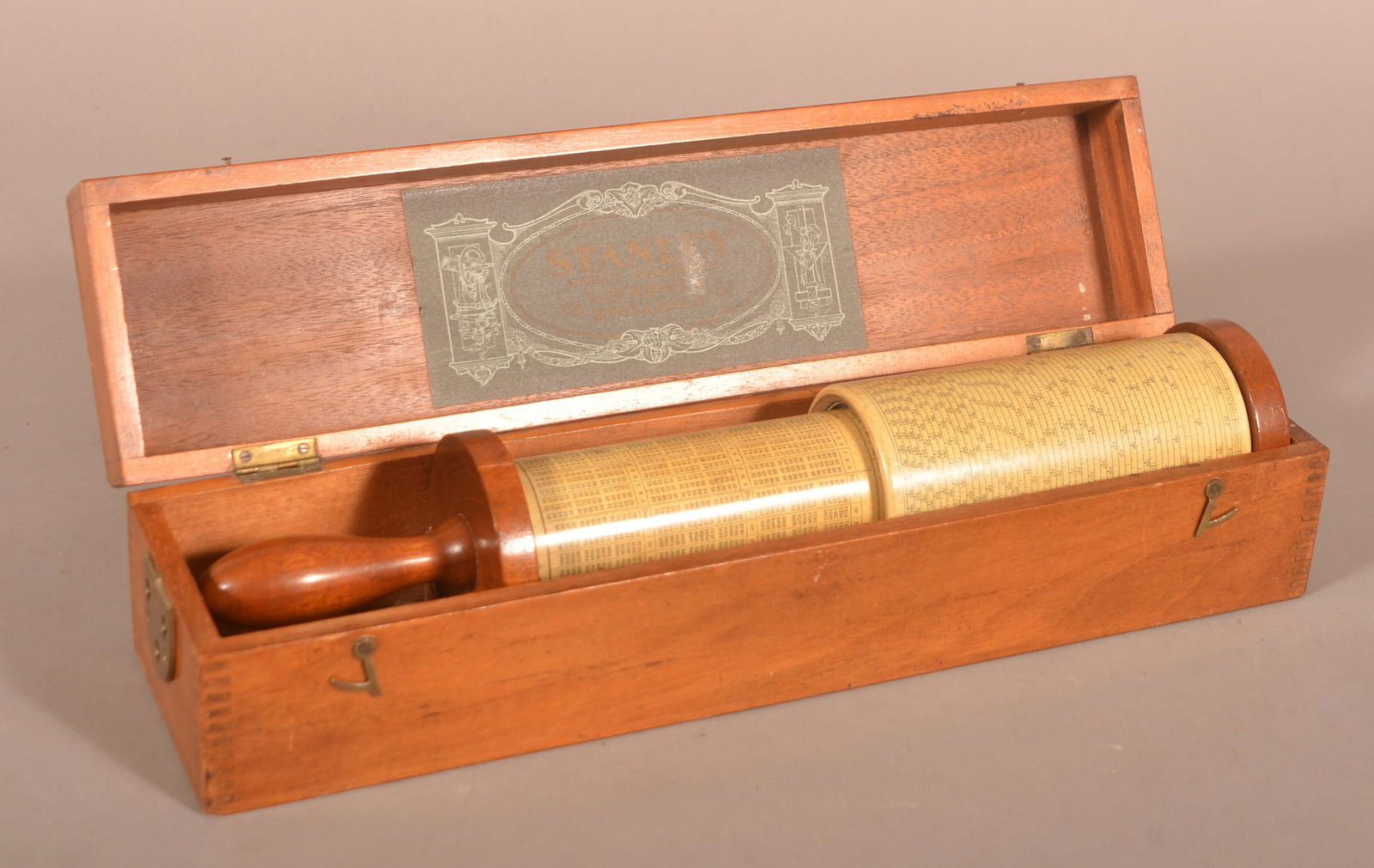 Stanley Fuller Calculator Cylindrical Slide Rule. Auction